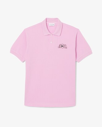 Classic Fit Graphic Branding Polo Shirt - Men's Short Sleeves Polo ...