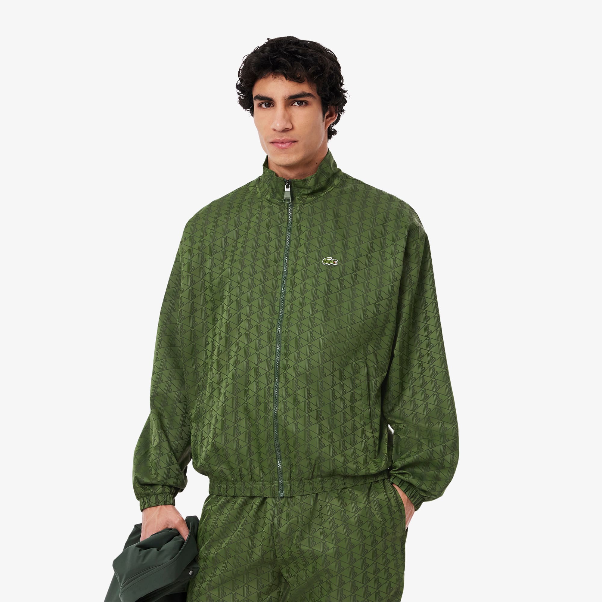 Chaqueta de chándal con monograma - Chaquetas y abrigos para hombre ...