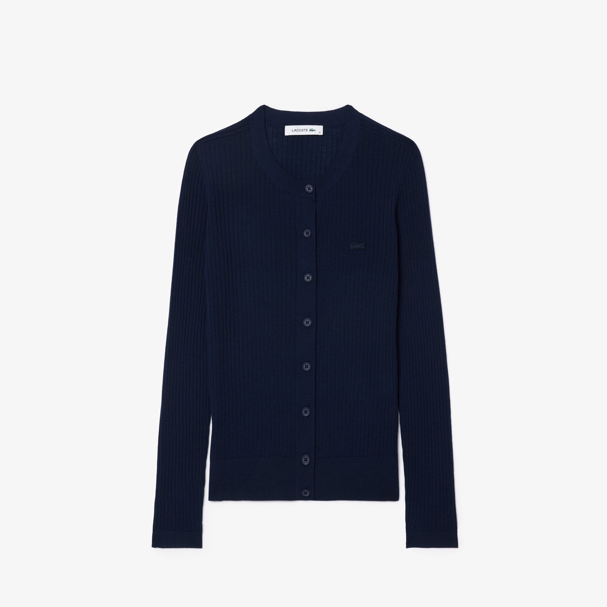 Lacoste navy cardigan store