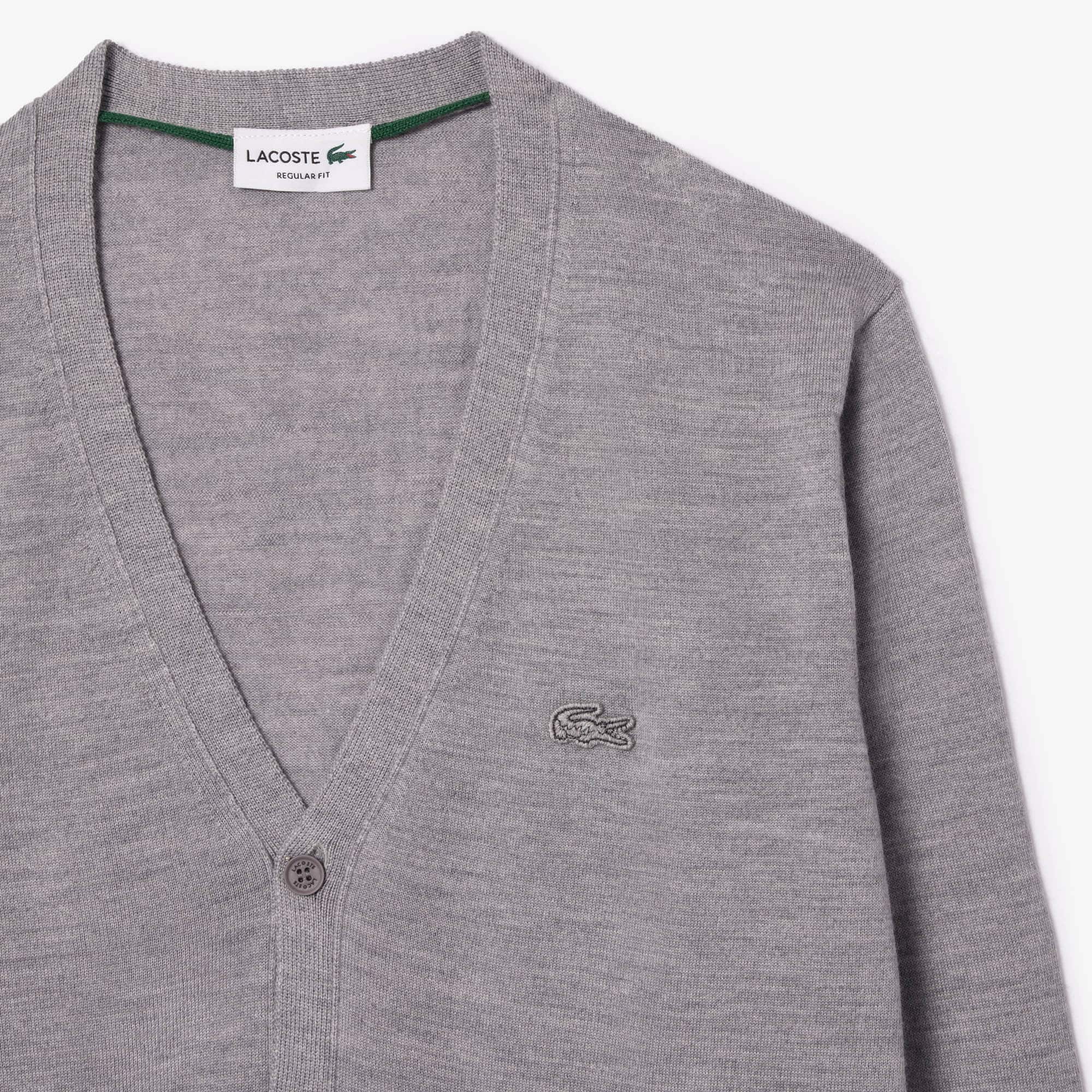 Lacoste grey cardigan store