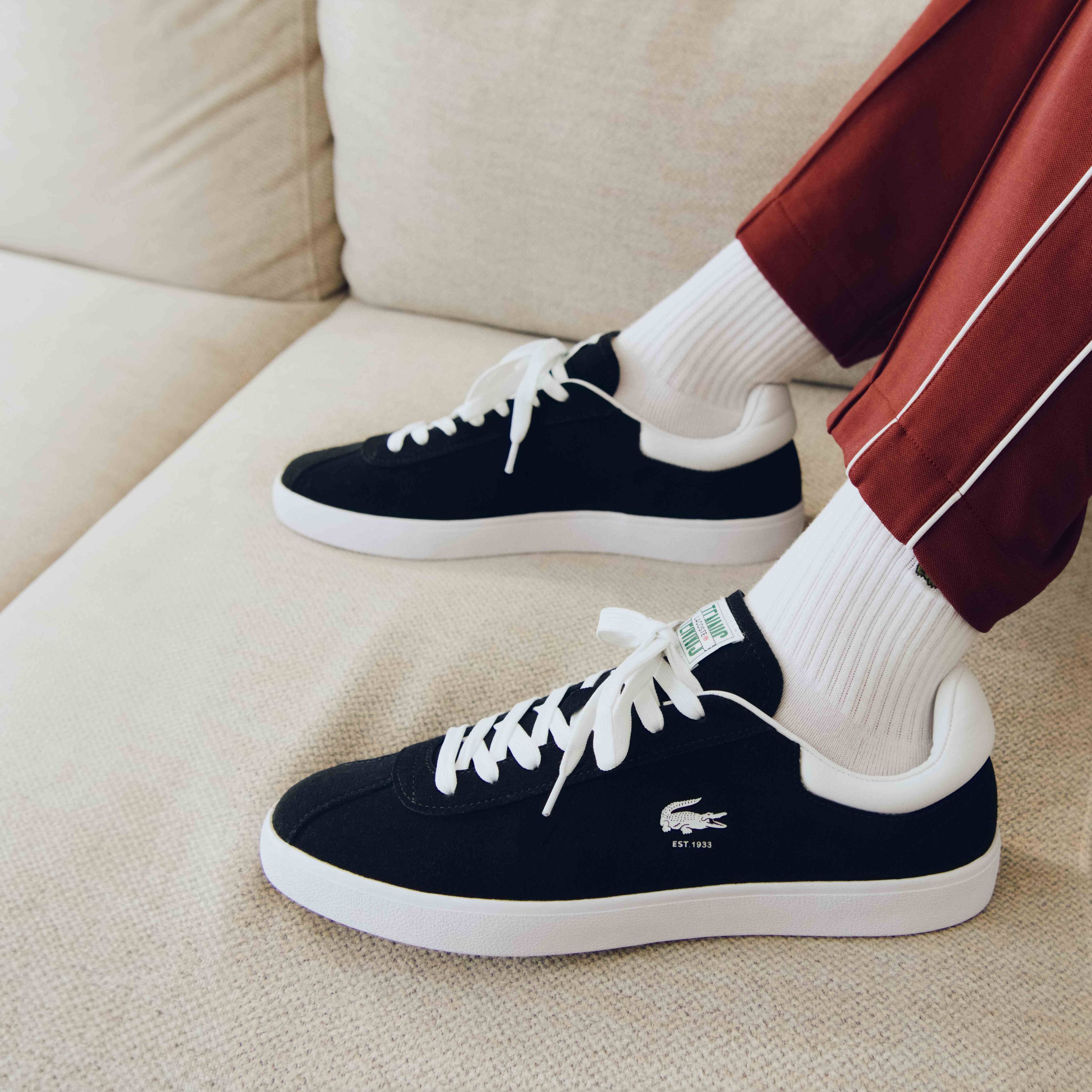 Sneakers Baseshot homme en cuir