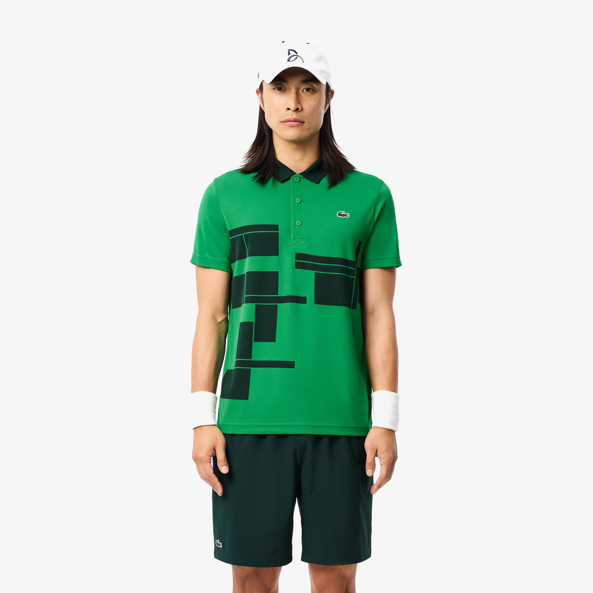 Polo Fan regular fit Lacoste Tennis x Novak Djokovic Polos manches courtes homme Nouveautes 2025 Lacoste