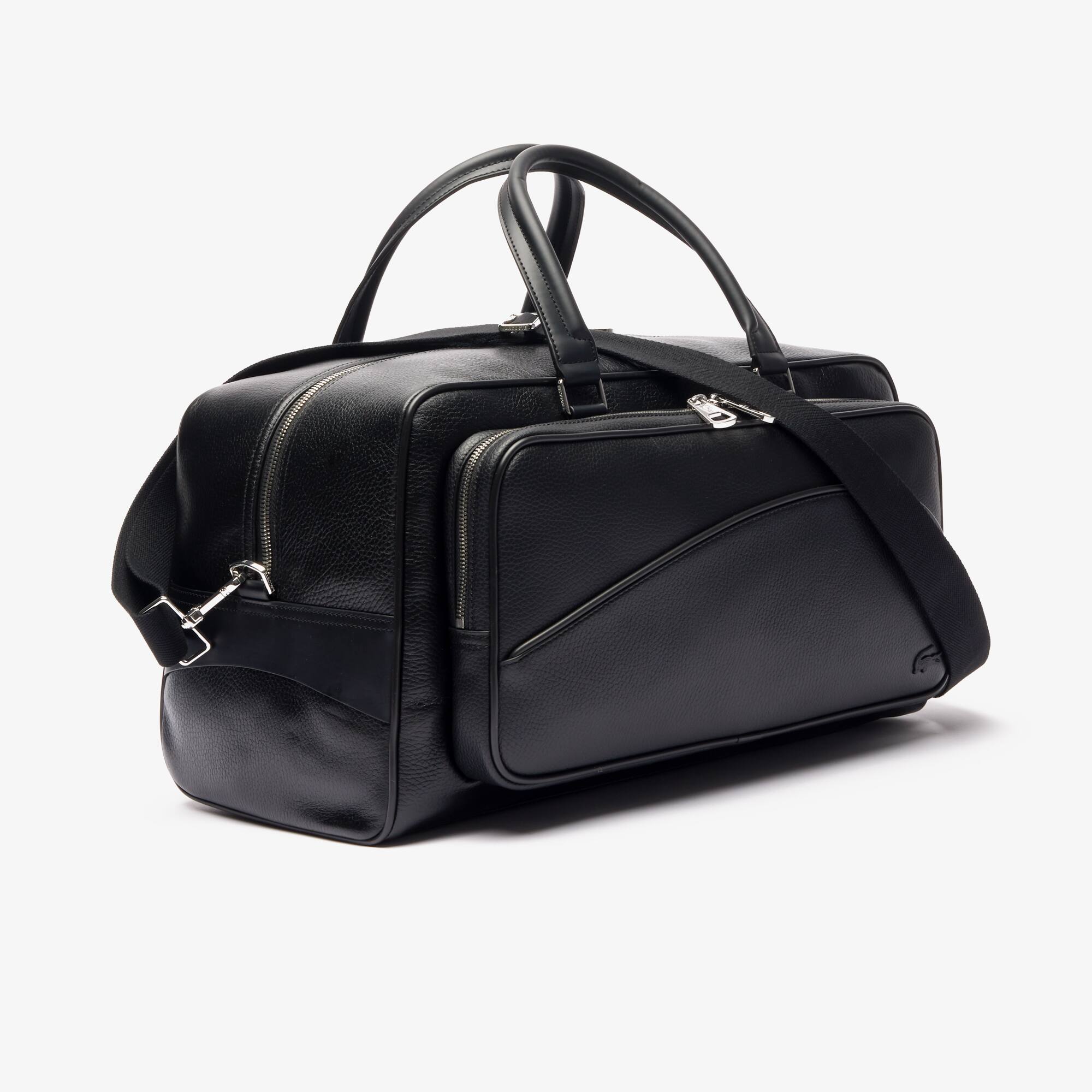 Sac week end Angy en cuir graine