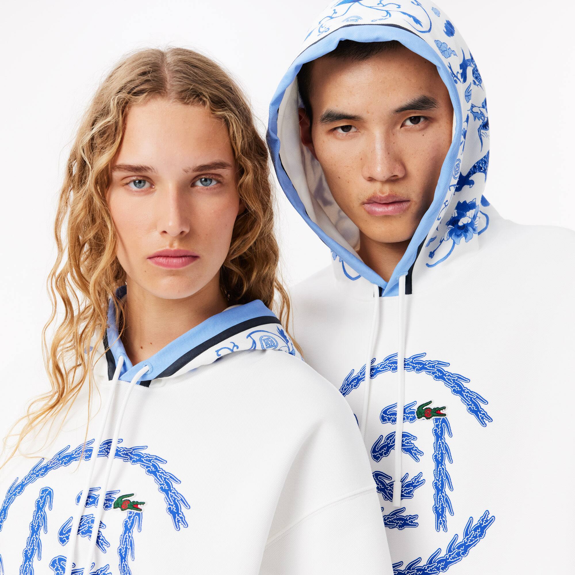 Sweatshirt a capuche loose fit Lacoste x CLOT Sweatshirts homme Nouveautes 2025 Lacoste