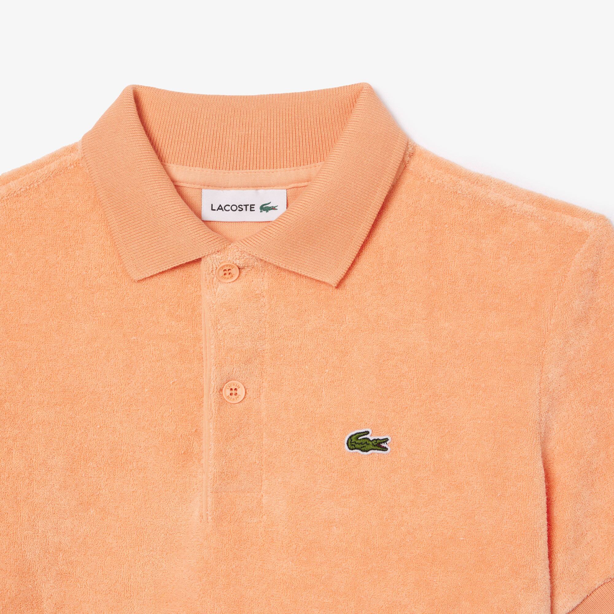 Peach lacoste polo store