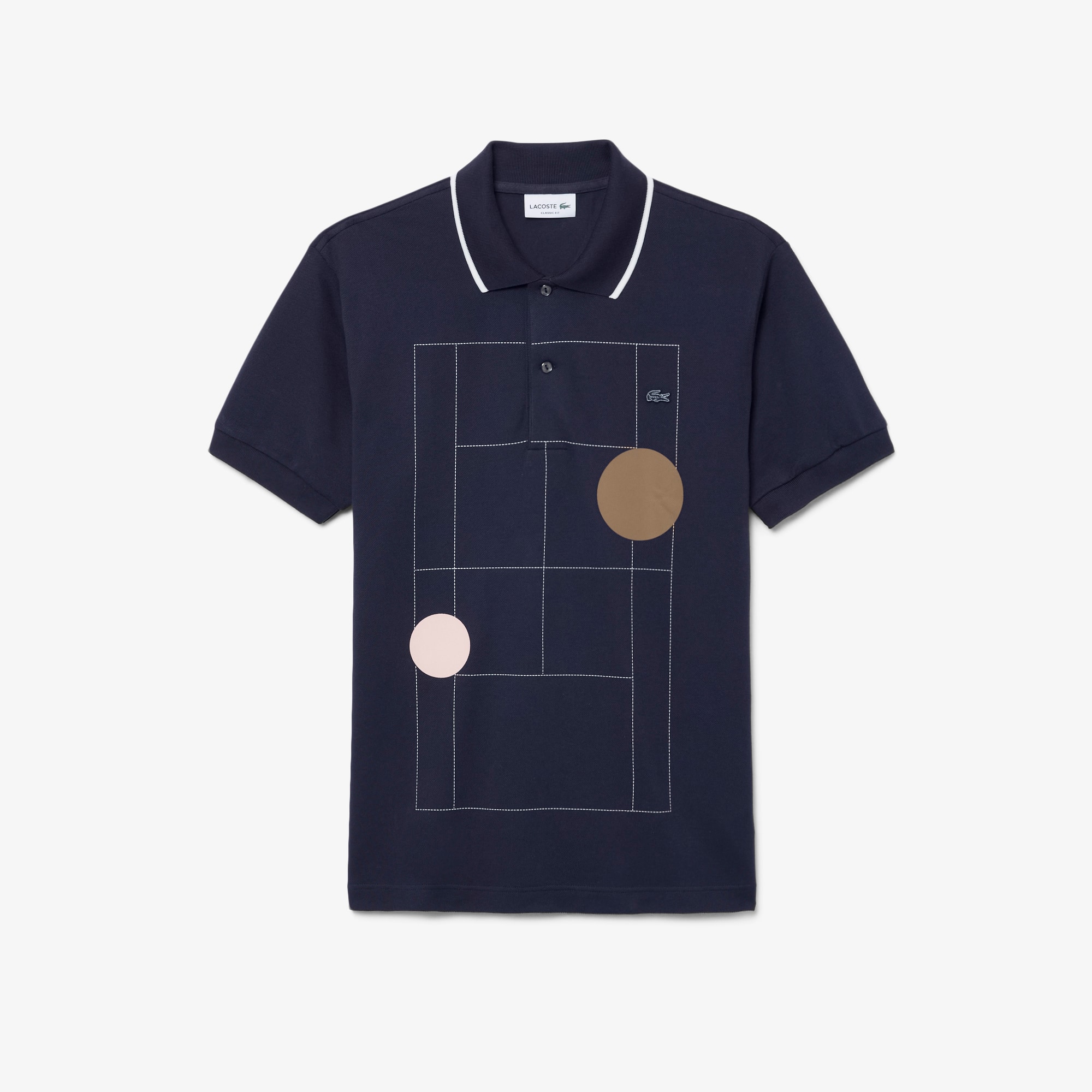 Polo Petit Piqué graphique classic fit - Polos manches courtes homme ...