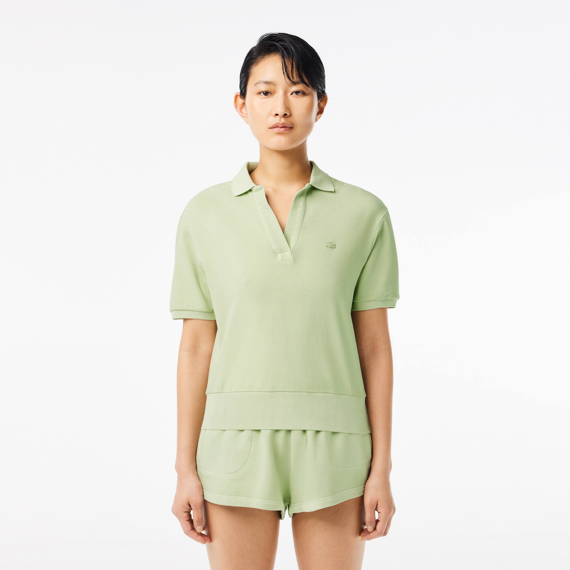Lacoste light green polo store