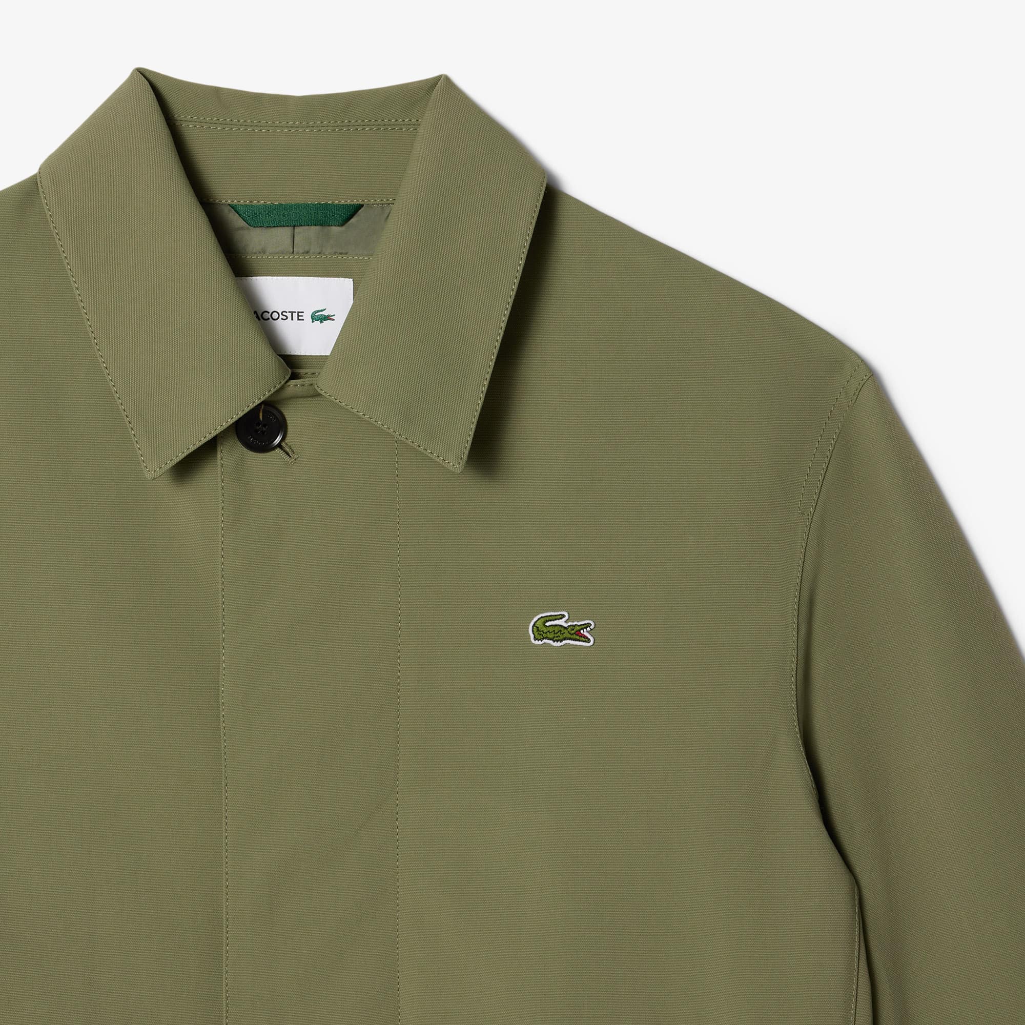 Lacoste green coat store