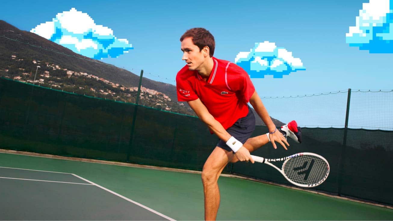 Lacoste x Daniil Medvedev logo | LACOSTE