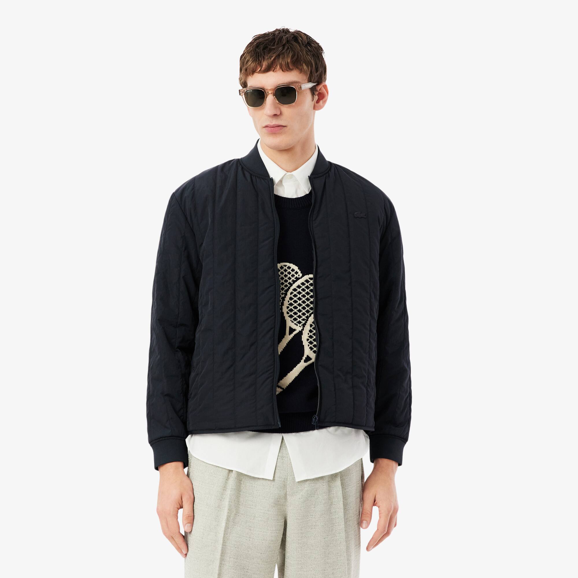 Lightweight Water-Repellent Quilted Puffed Jacket - Men's Jackets ...