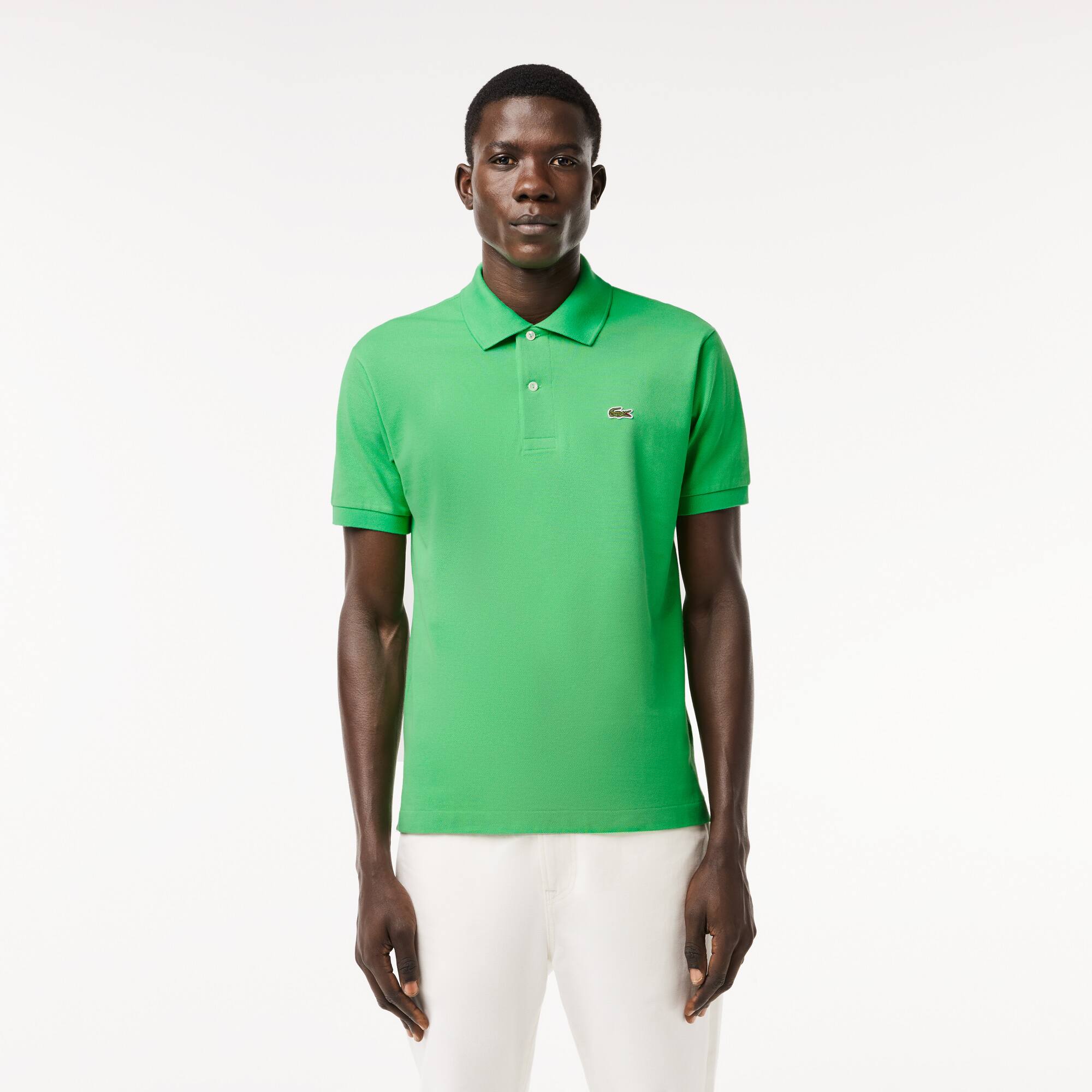 Classic Fit L.12.12 Original Pique Polo Shirt Men s Short Sleeves Polo Shirts New In 2025 Lacoste