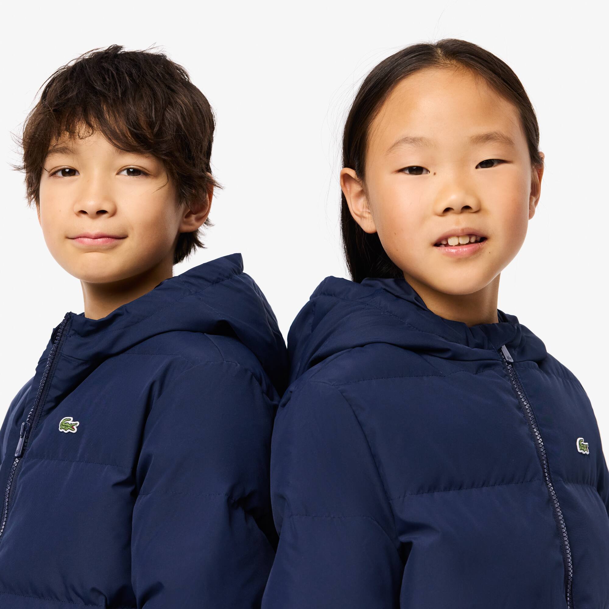 Embroidered Crocodile Hooded Puffed Jacket Boys Jackets Coats 2 8 years New In 2025 Lacoste