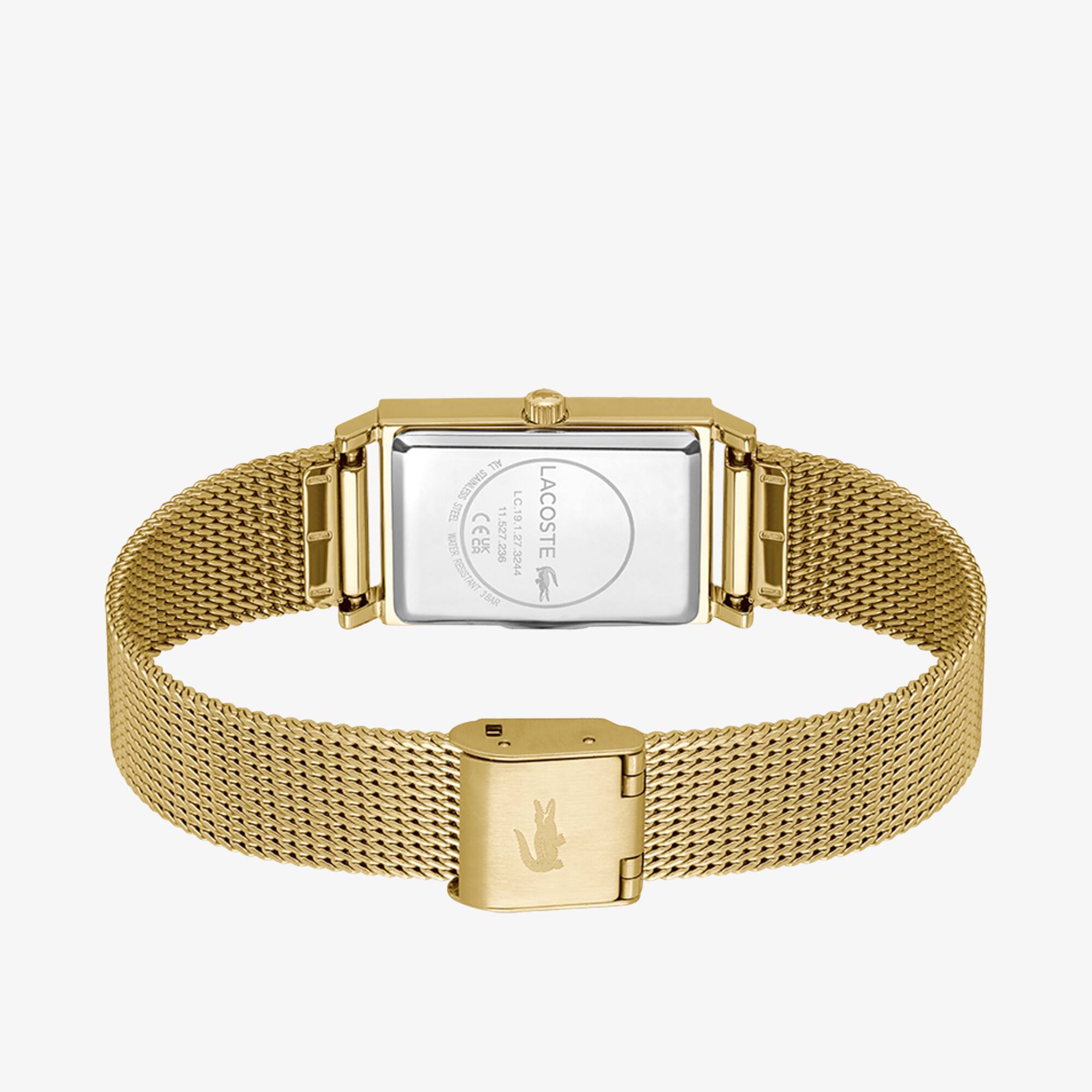 Catherine Ion Plated Mesh Watch Women s watches New In 2025 Lacoste