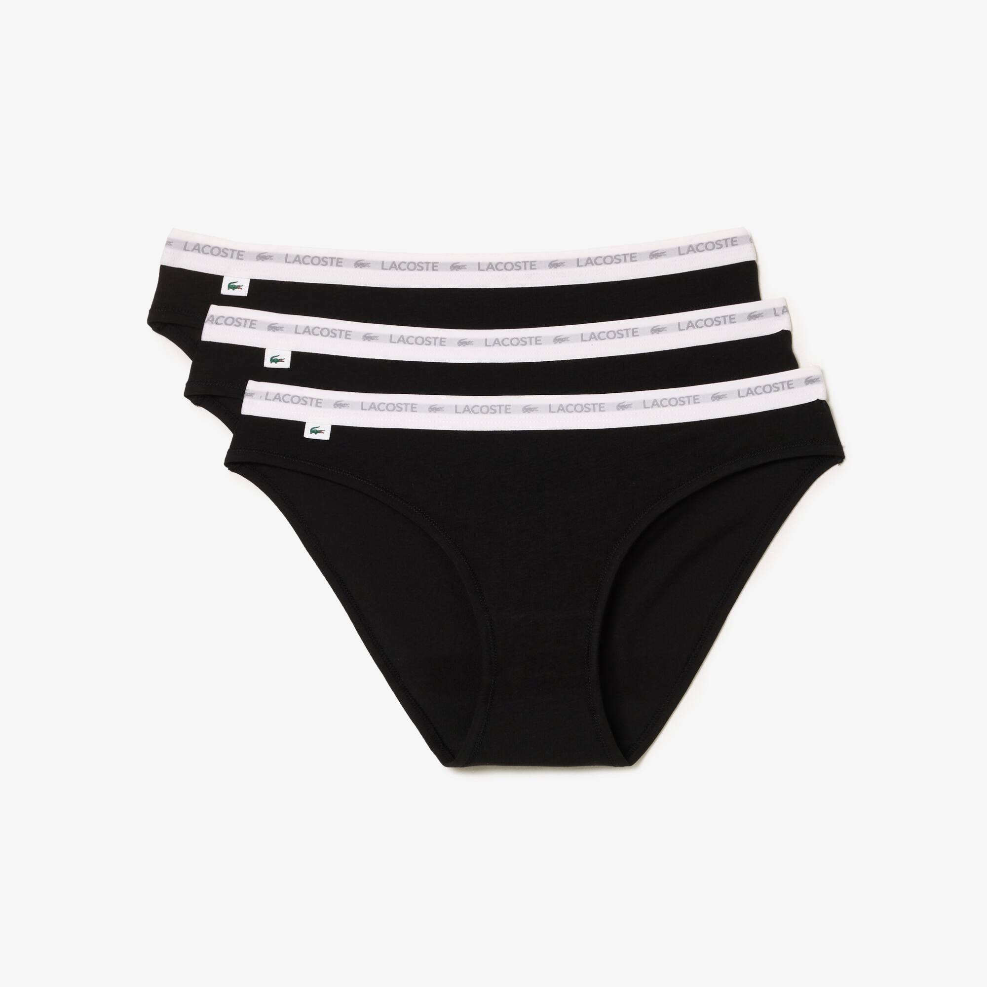 3 Pack Stretch Cotton Briefs Women s Briefs bottoms New In 2025 Lacoste