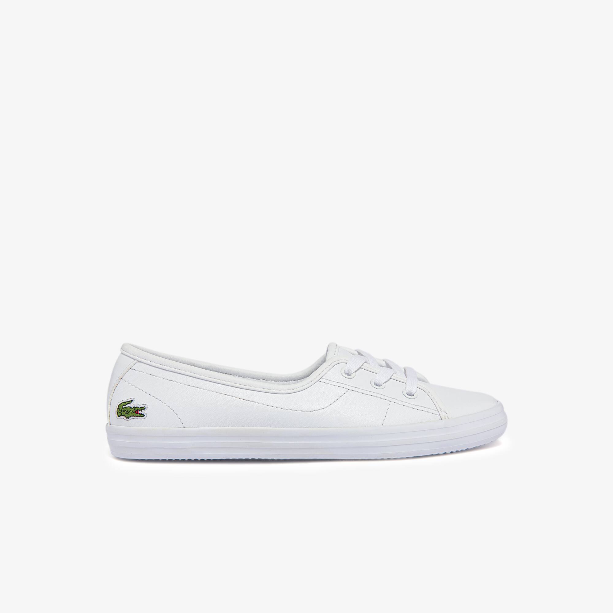 Lacoste Women's Ziane Chunky Leather Trainers - 5012123342474