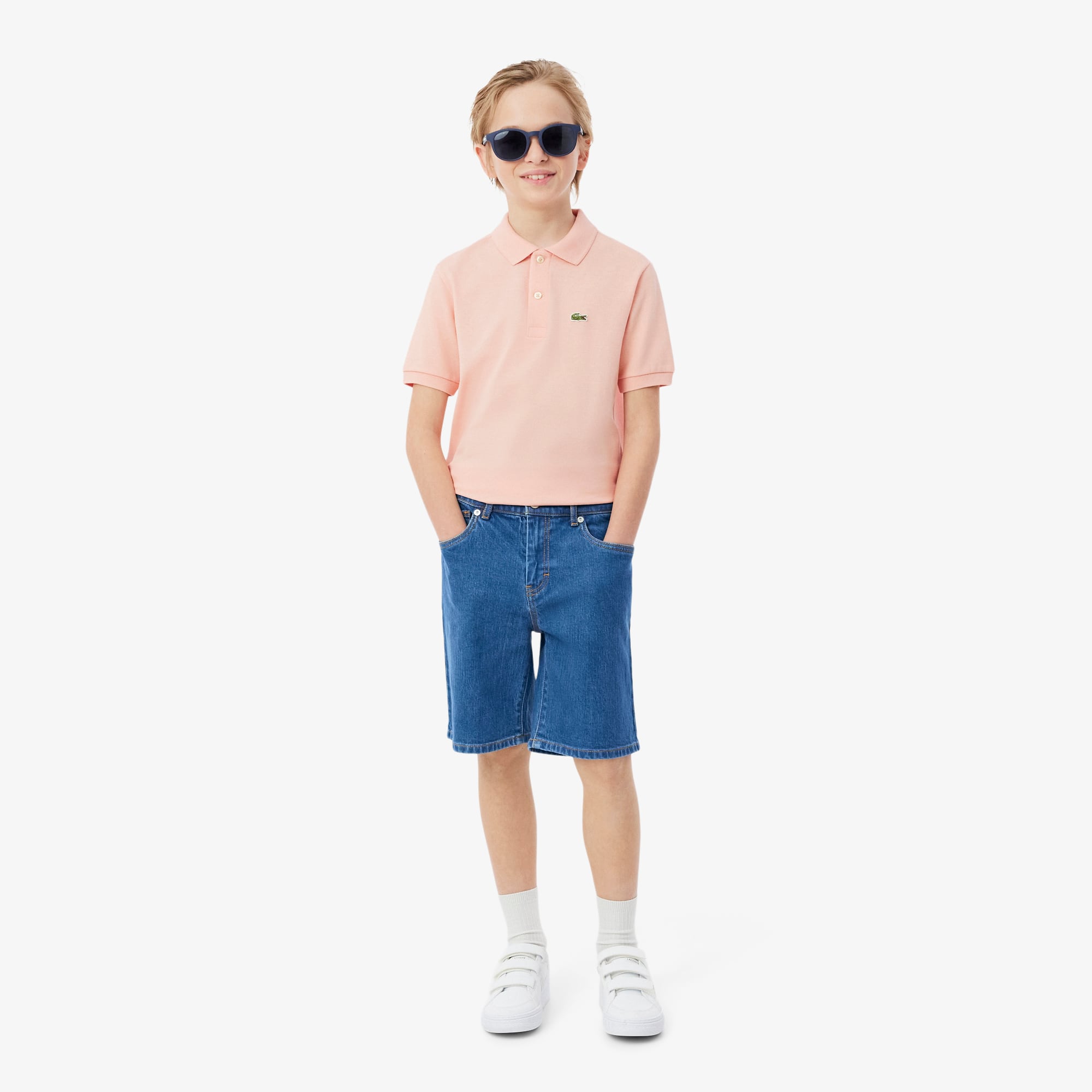 5-Pocket Stretch Denim Bermuda Shorts - Teen Boys' Trousers & Shorts (8 ...