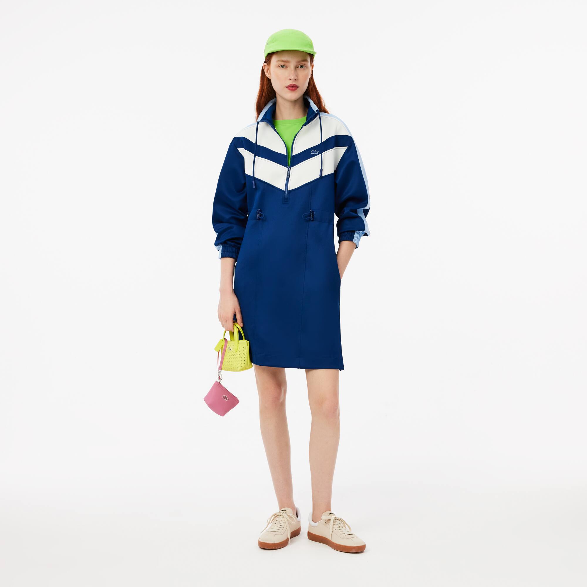 Relaxed Fit Interlock Sweatshirt Dress Women s dresses skirts New In 2025 Lacoste