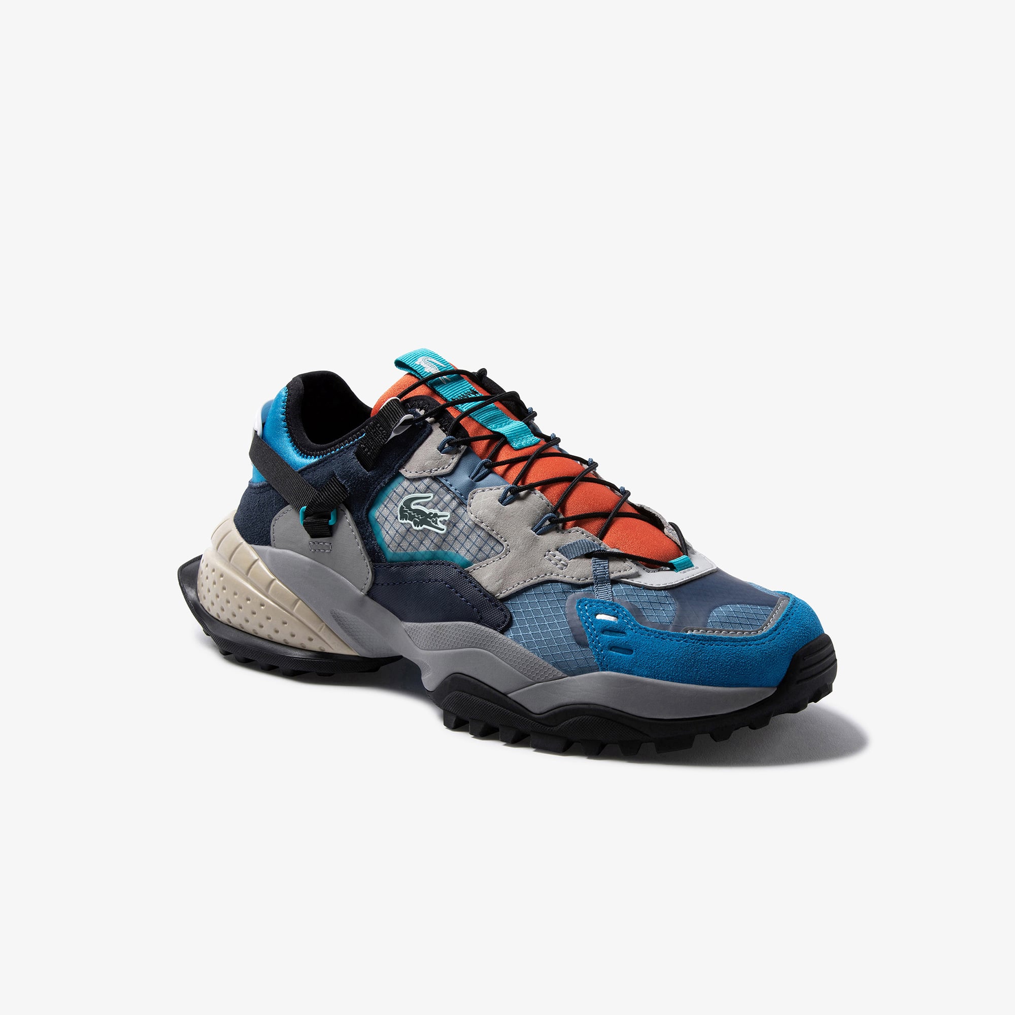 Lacoste Men's L-Guard Breaker Textile and Suede Trainers - 5012123945972