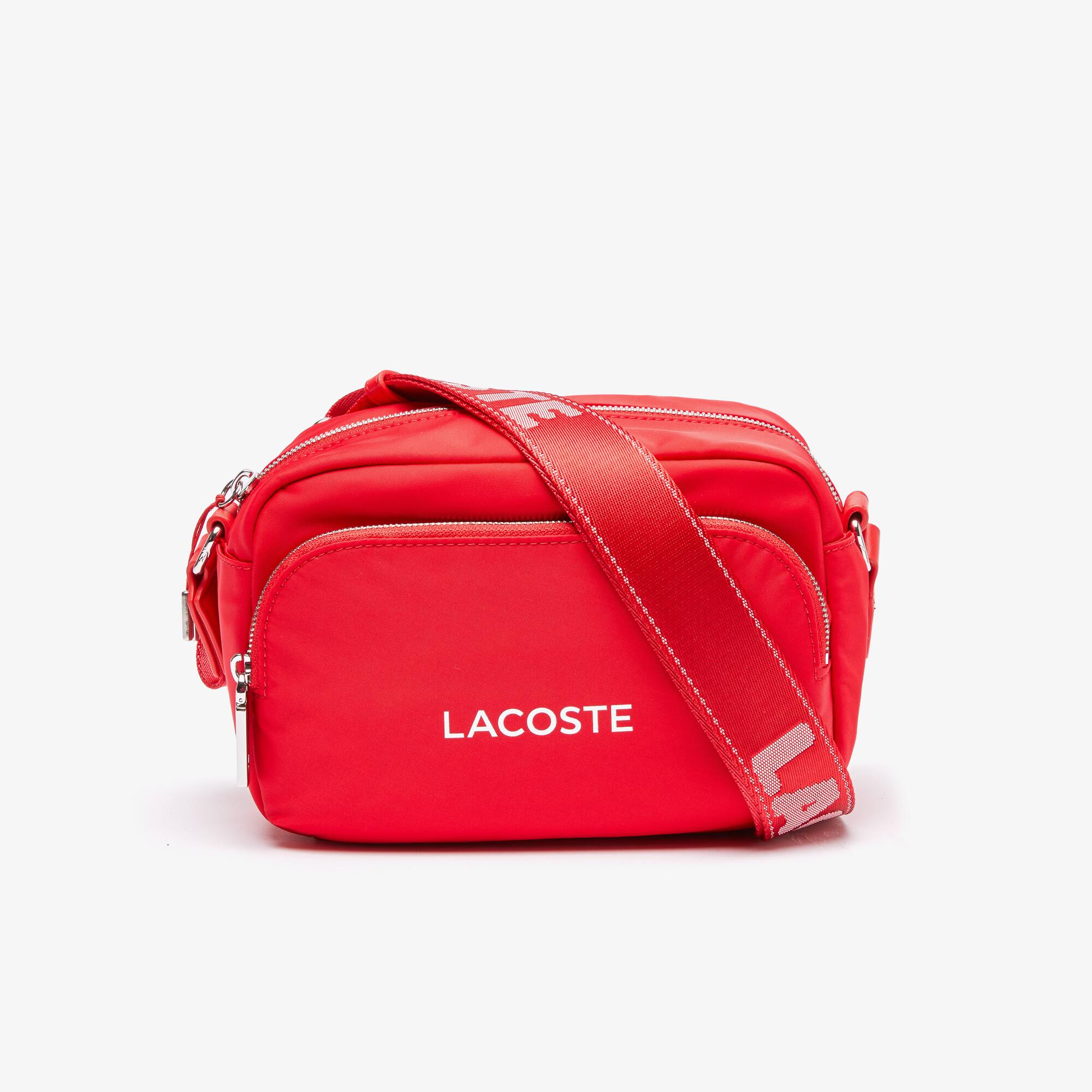 Lacoste Unisex Branded Nylon Crossover Bag - 3666165253292
