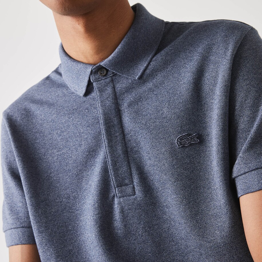 Mens Lacoste Paris Polo Shirt Regular Fit Stretch Cotton Piqué Lacoste