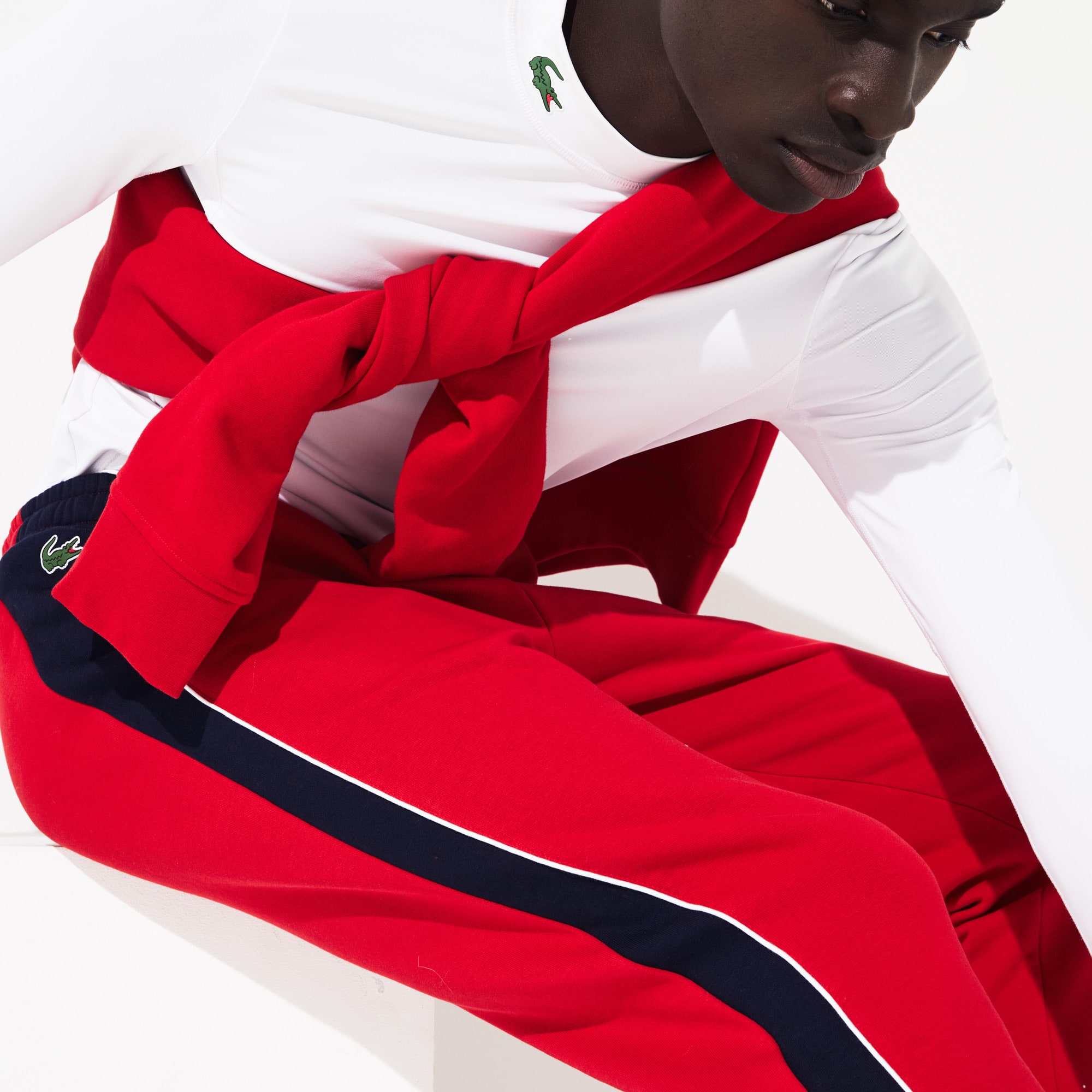 Jogging Lacoste SPORT en molleton avec bandes color-block | LACOSTE