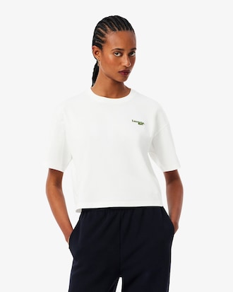 Casual Katoenen Jersey T-shirt - undefined - Nieuw 2026 | Lacoste