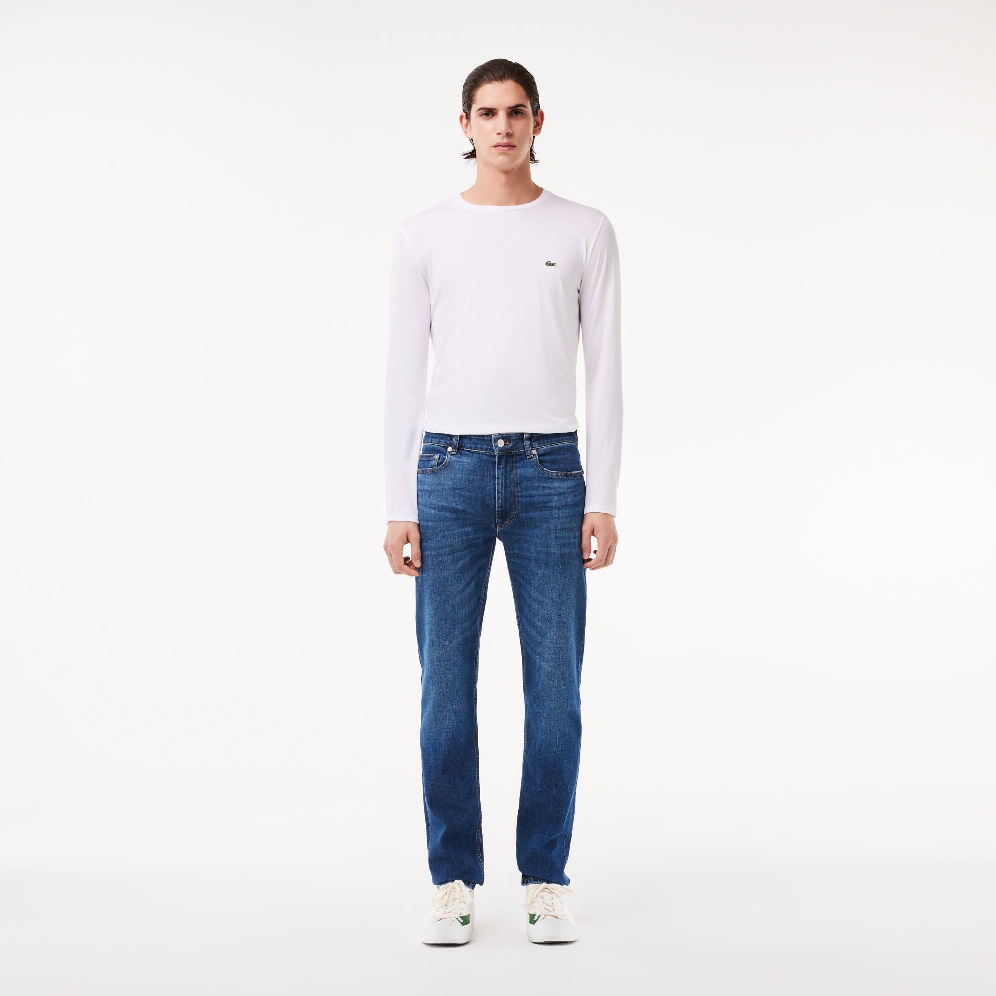 Mens lacoste jeans sale store