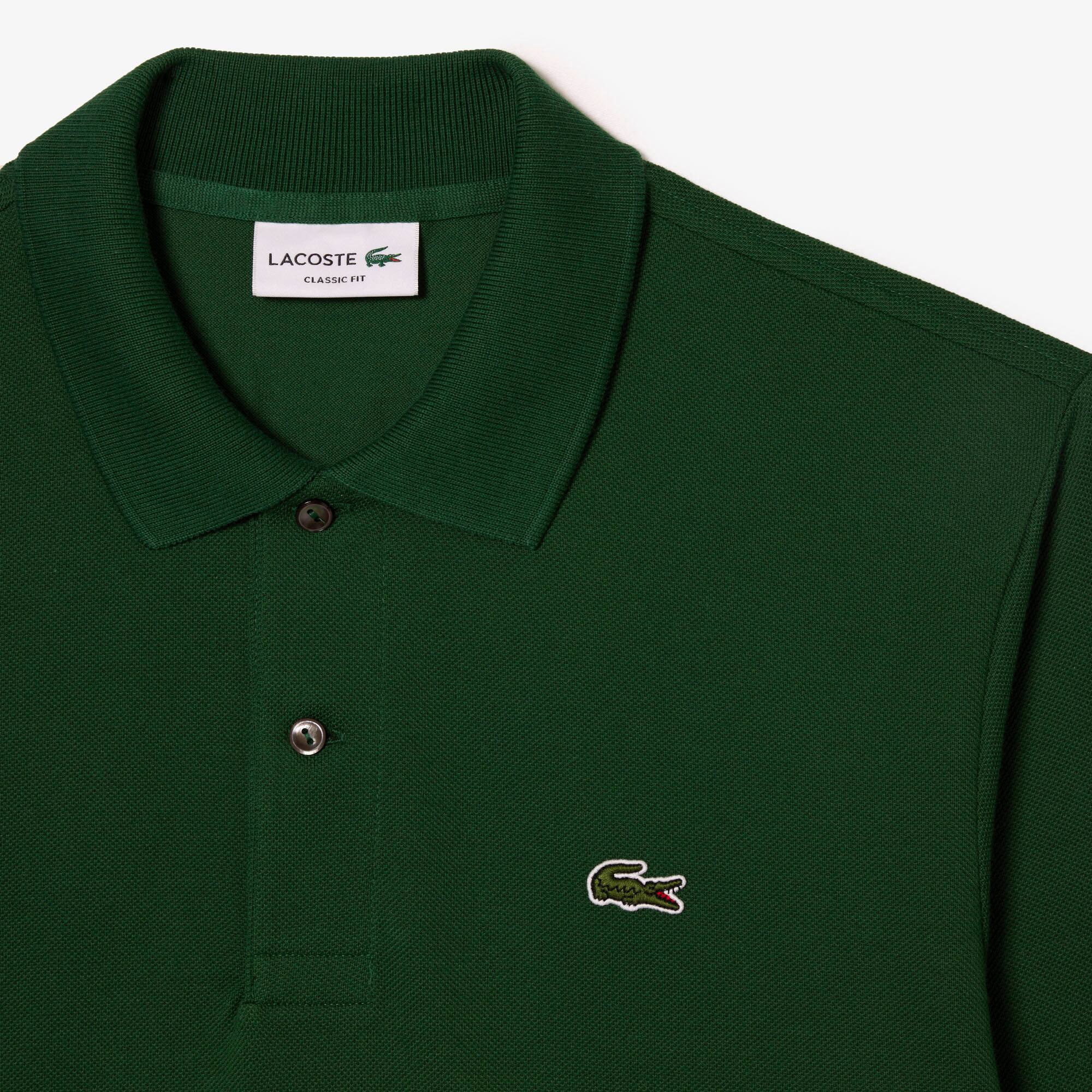 Classic Fit Long Sleeved L.12.12 Polo Shirt Men s Long Sleeves Polo Shirts New In 2025 Lacoste