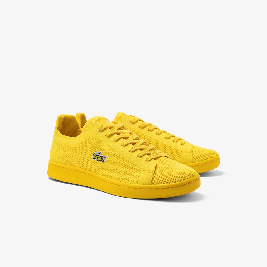 Mens Lacoste Carnaby Piquée Textile Trainers Sneakers New In 2023