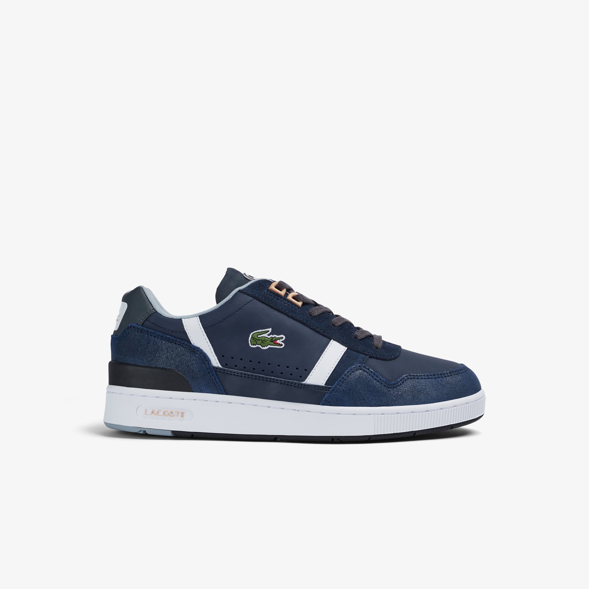 Men's Lacoste T-Clip Leather and Suede Trainers - Men's Sneakers - New In 2023 | Lacoste